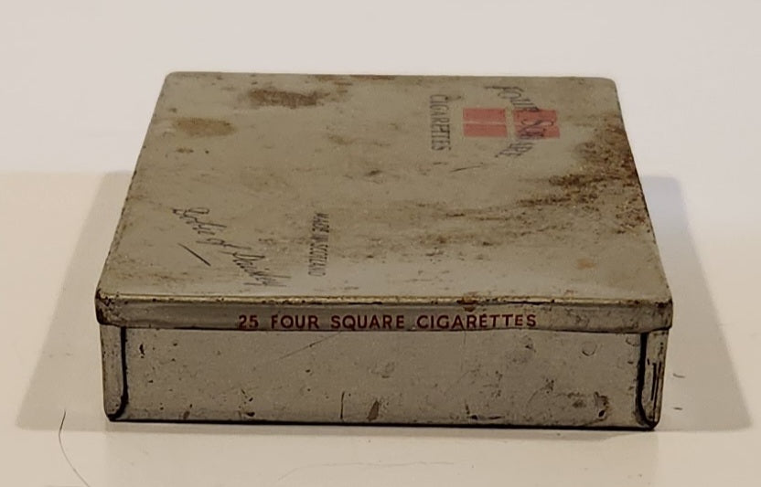 Vintage Dobie of Paisley Four Square Cigarettes Tin Metal Case ...