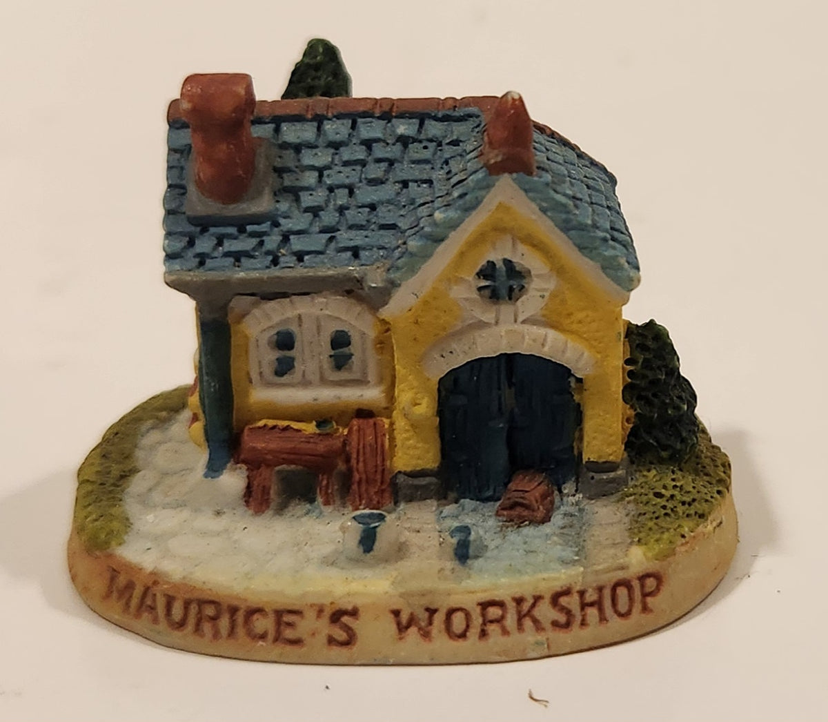1995 Lyons Tetley Maurice's Workshop Miniature Resin Building – Treasure Valley Antiques ...