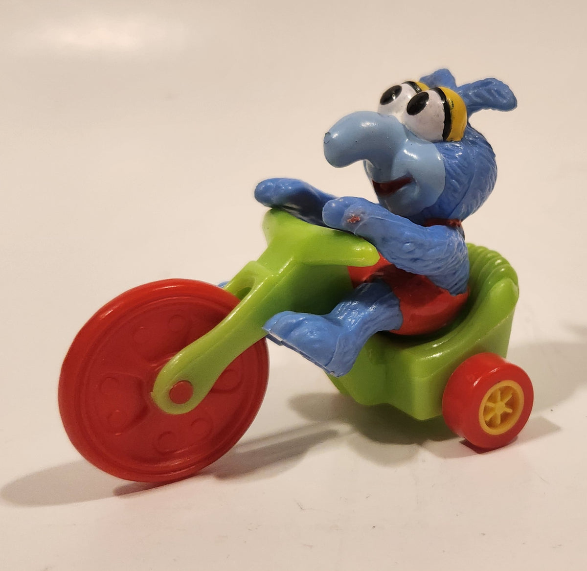 1986 McDonald's Muppet Babies Baby Gonzo with Green Trike 2" Tall Toy ...
