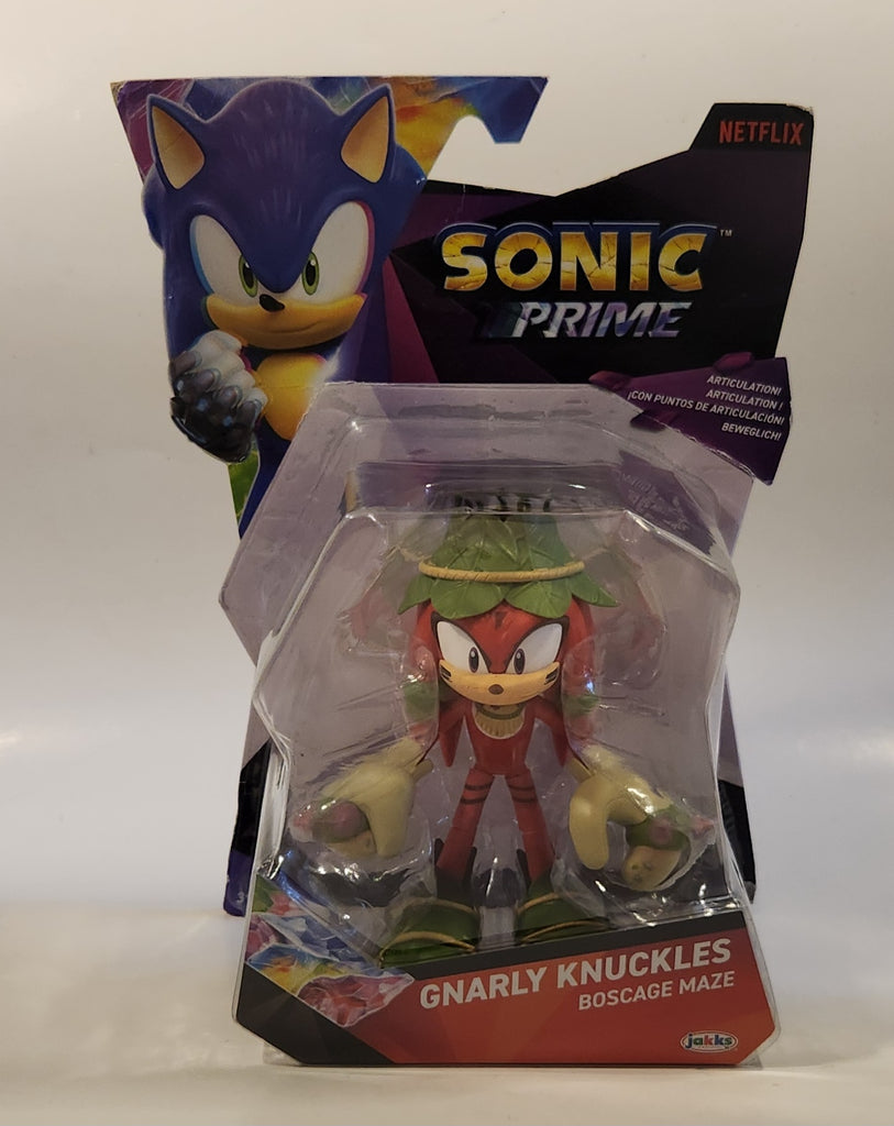 2023 Jakks Netflix Sonic Prime Gnarly Knuckles Boscage Maze 5" Toy Fig ...