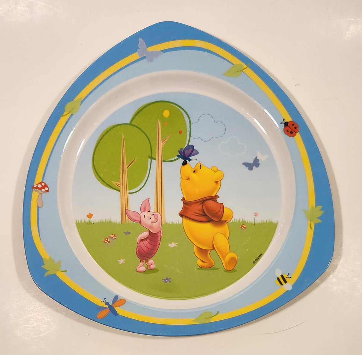 Trudeau Disney Winnie The Pooh and Piglet 8 1/2" Plastic Plate ...