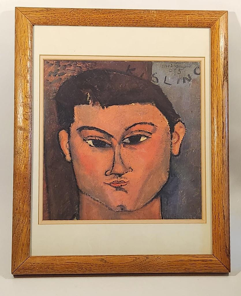 1915 Moise Kisling Art Painting Portrait By Amedeo Modigliani ...