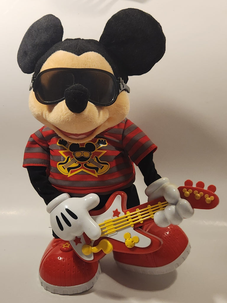 2010 Mattel Fisher Price Disney Mickey Mouse Rock Star with Guitar Ani ...