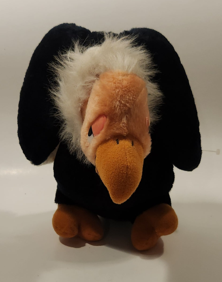 1982 Wallace Berrie Vulture Buzzy The Buzzard 10" Tall Toy Stuffed Plu ...