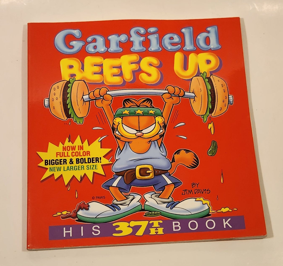 2000 Ballantine Books Paws Garfield Beefs Up His 37th Book By Jim Davi ...