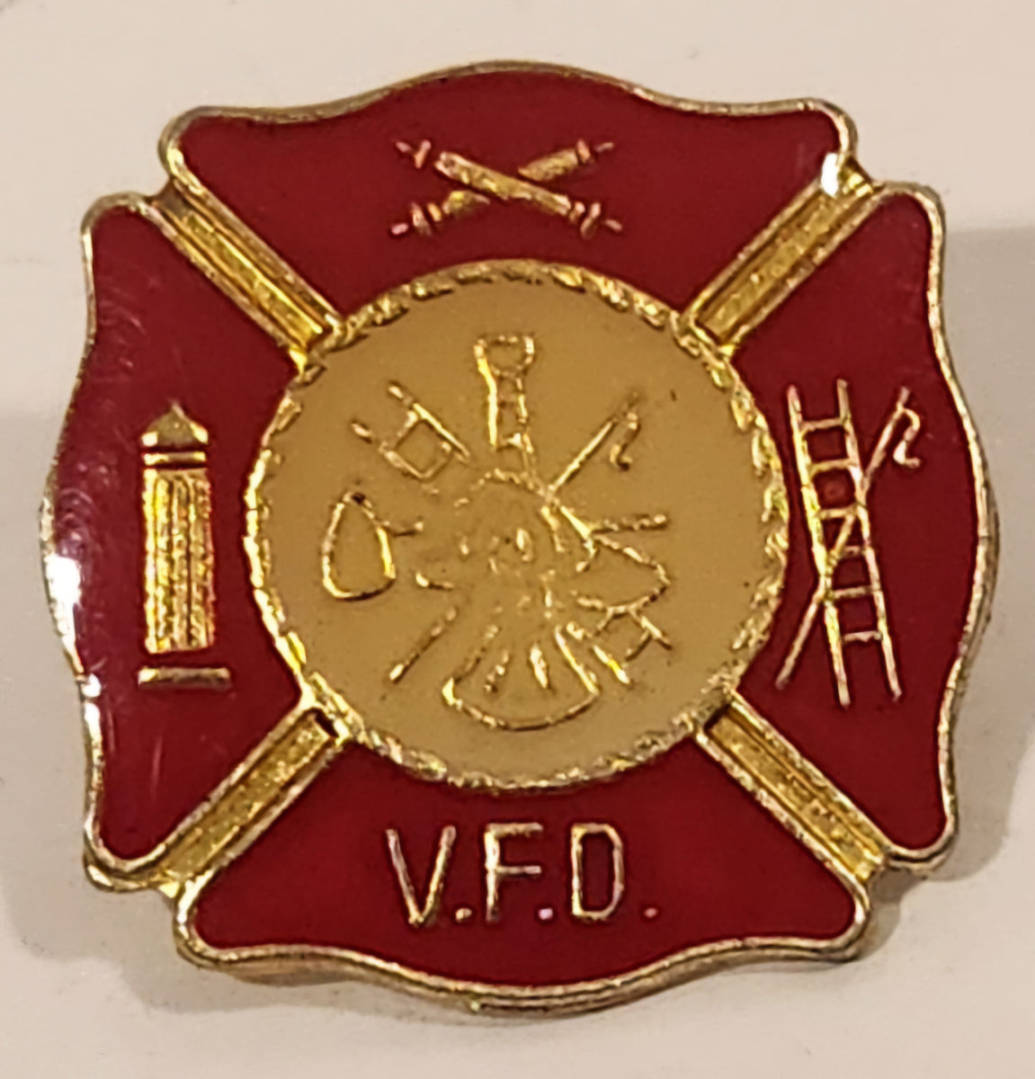 VFD Volunteer Fire Department Enamel Metal Lapel Pin – Treasure Valley ...