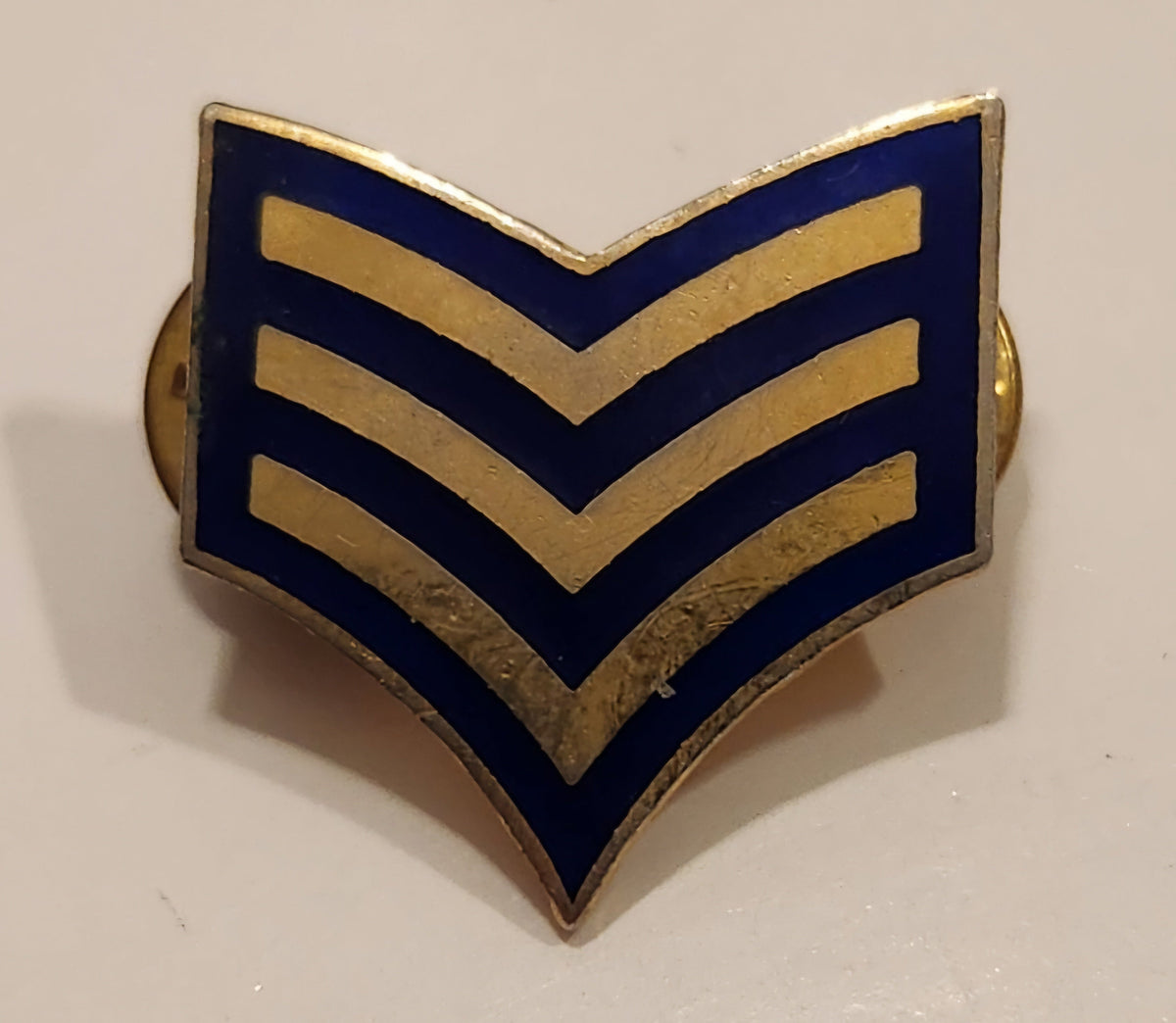 Vintage RCMP Royal Canadian Mounted Police Sergeant Collar Badge Ename ...