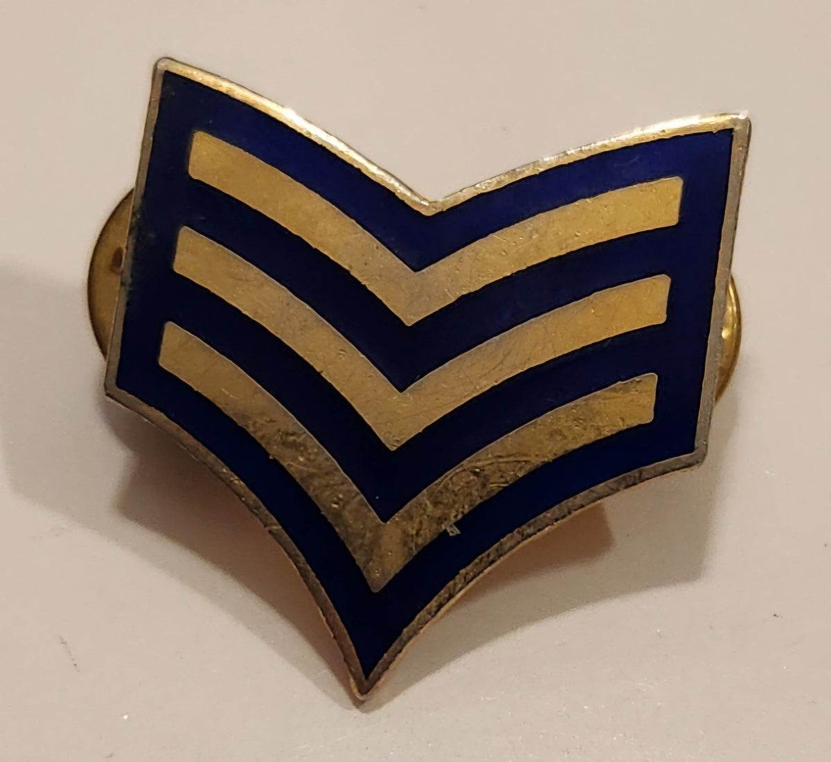 Vintage RCMP Royal Canadian Mounted Police Staff Sergeant Collar Badge ...