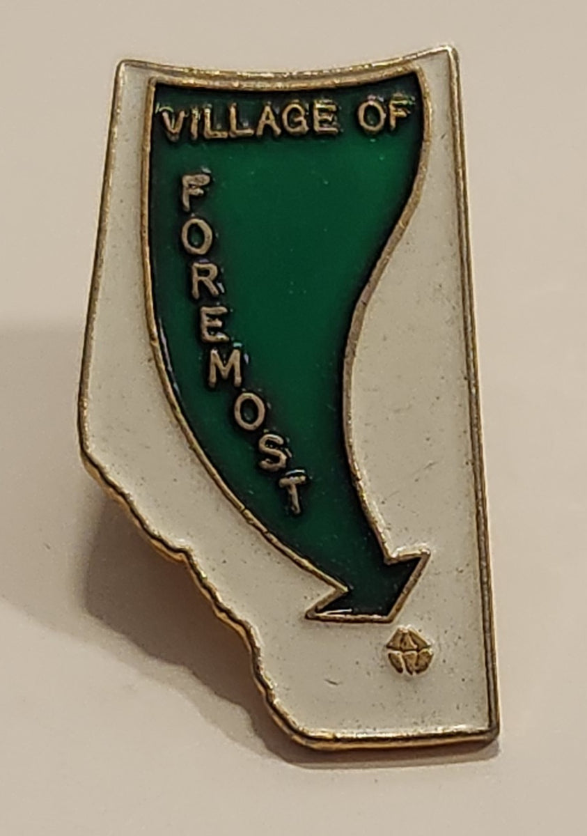 Village of Foremost Alberta Enamel Metal Lapel Pin – Treasure Valley ...