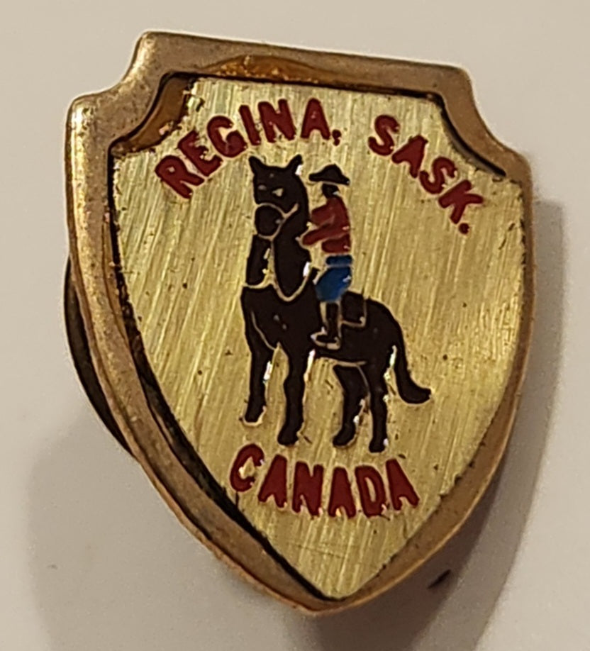 Regina Saskatchewan Crest Metal Lapel Pin – Treasure Valley Antiques ...