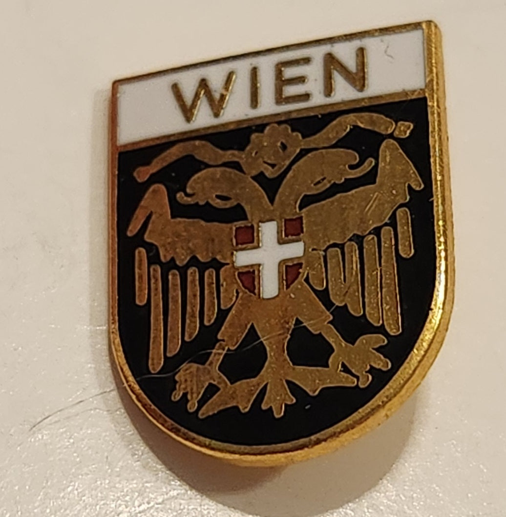 Wien Vienna Austria Enamel Metal Lapel Pin – Treasure Valley Antiques ...