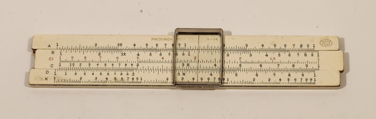 Vintage Hemmi Sun Japan Frederick Post Co. No. 1444K Slide Ruler ...