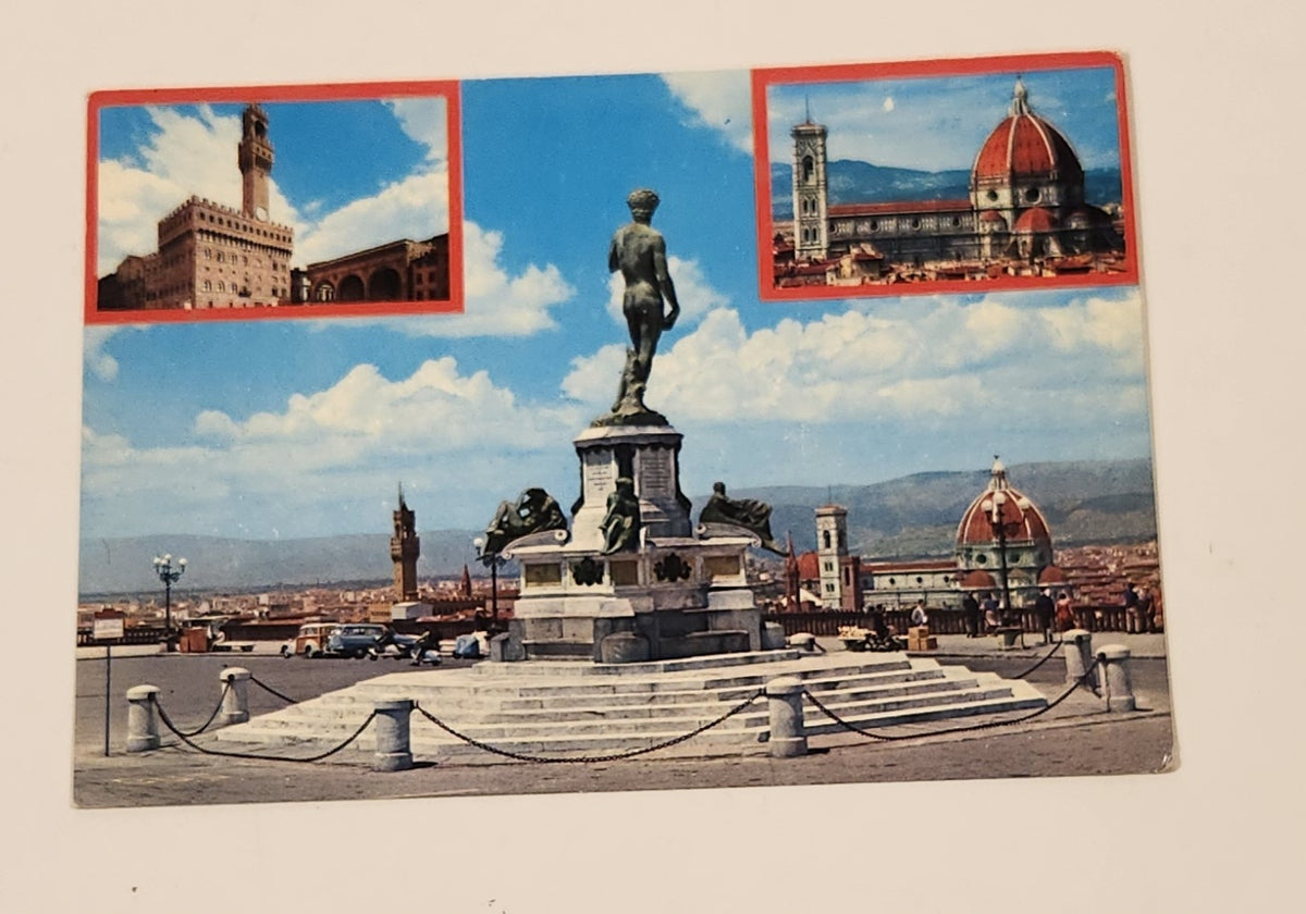 Vintage Piazzale Michelangelo Florence Italy Postcard – Treasure Valley ...