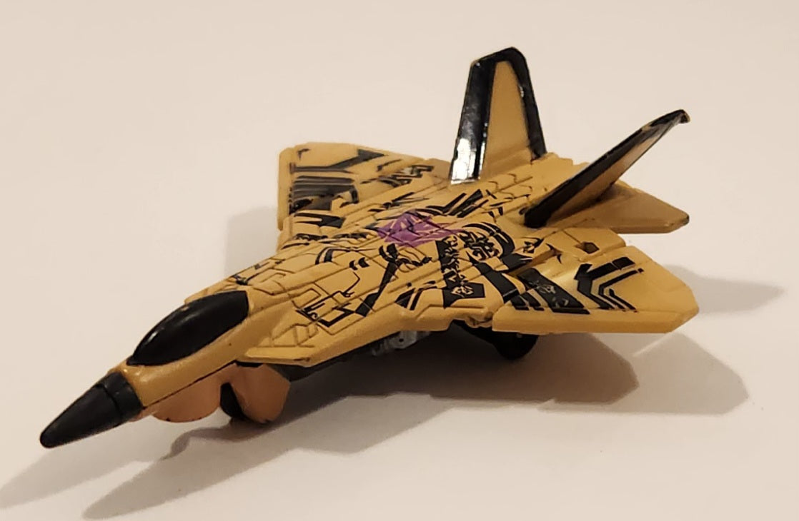 2010 Hasbro Transformers Starscream Fighter Jet 3 1/4" Long Die Cast T ...