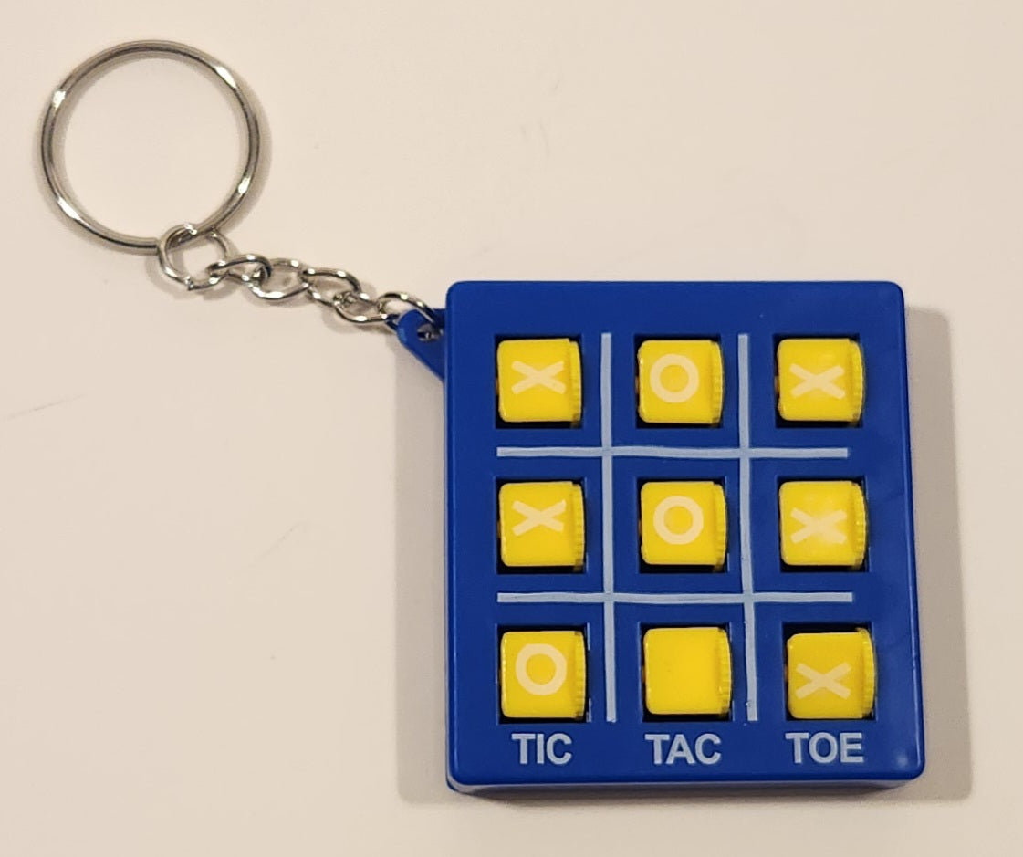 Tic Tac Toe Game Key Chain Ring – Treasure Valley Antiques & Collectibles
