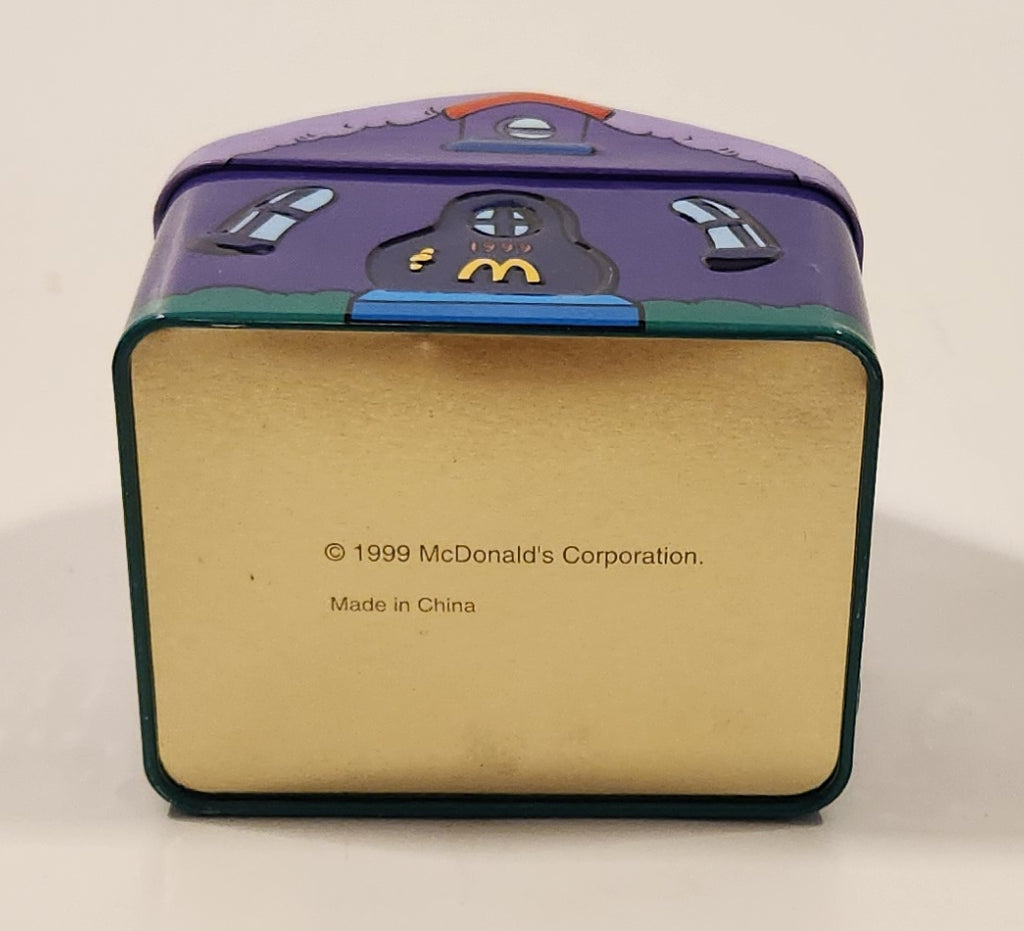 Rare 1999 McDonald's Corporation Mc Choco Grimace Embossed Tin Metal H ...