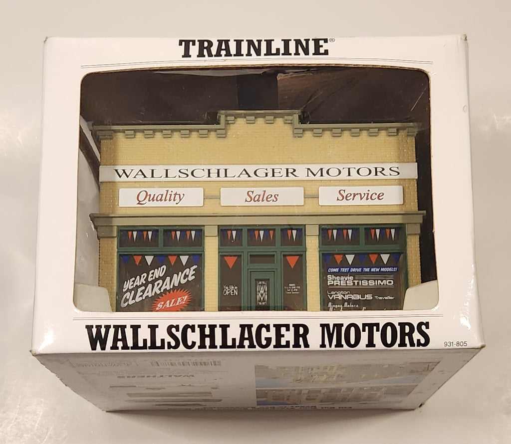2005 Walthers Trainline Wallschlager Motors Deluxe HO Scale Model Trai ...
