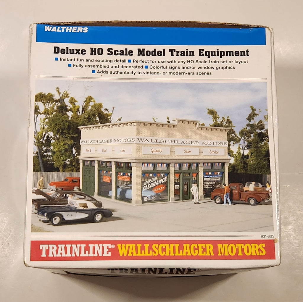 2005 Walthers Trainline Wallschlager Motors Deluxe HO Scale Model Trai ...