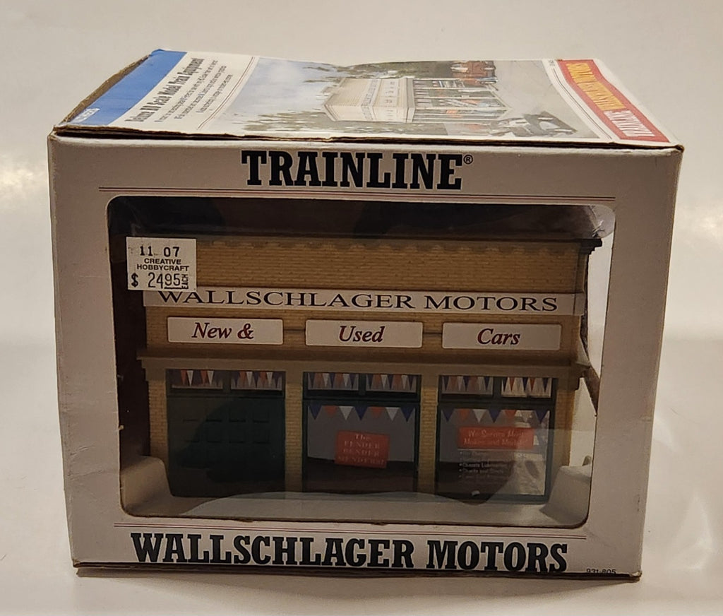 2005 Walthers Trainline Wallschlager Motors Deluxe HO Scale Model Trai ...