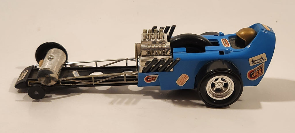 Rare Vintage 1971 Kenner SSP Racers Rail Bird Single Wheeled Blue Plas ...
