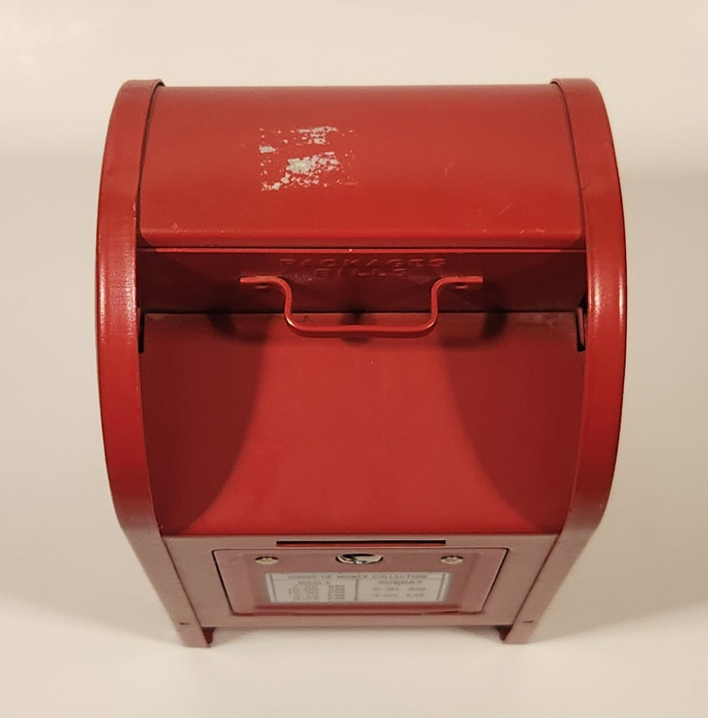 Mail Post Office Drop Box Red Metal Coin Bank No Keys – Treasure Valley ...
