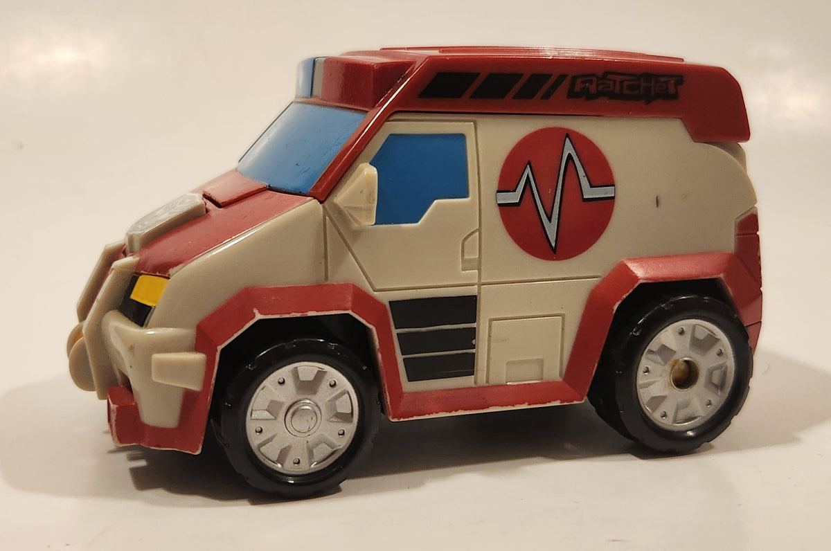 2007 Hasbro Transformers Animated Bumper Battlers Autobot Ratchet 5" P ...