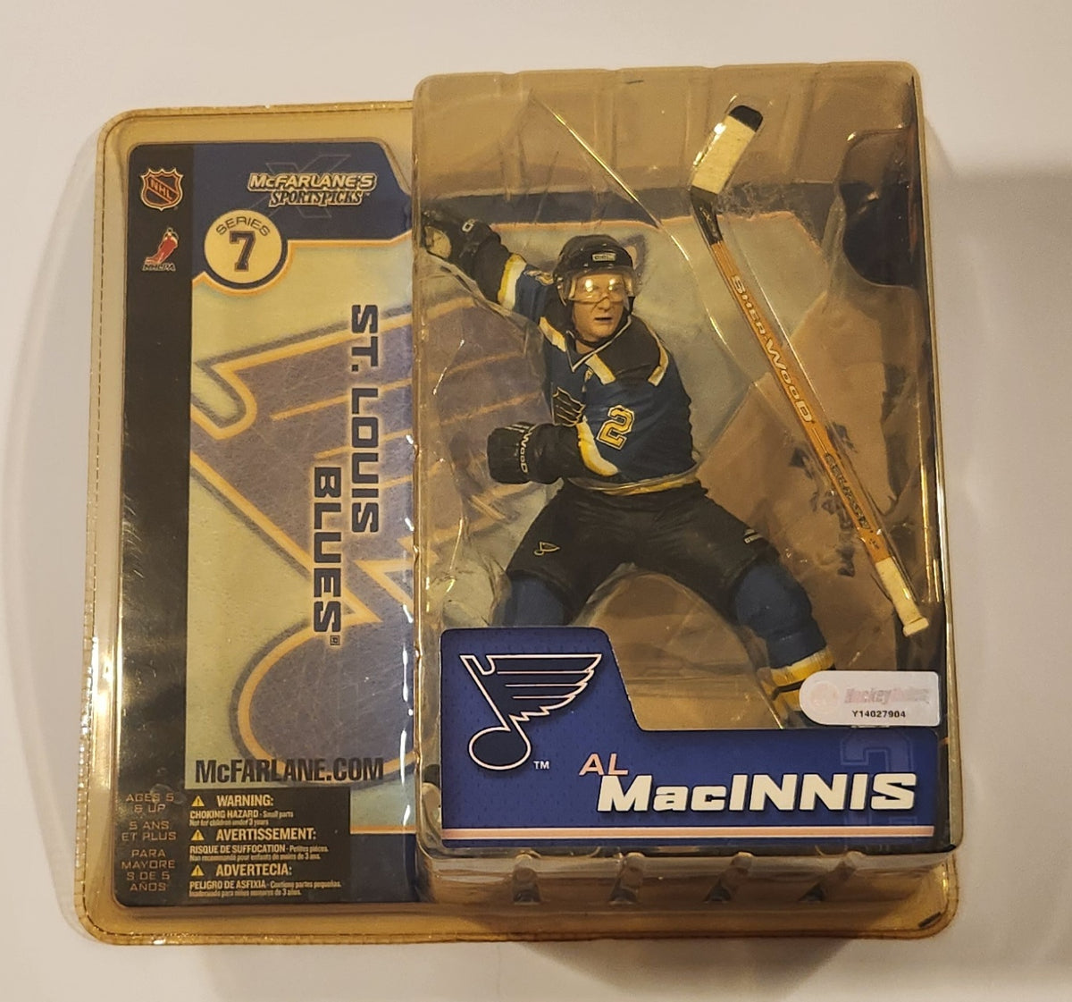 2003 McFarlane's Sports Picks Series 7 NHL Al MacInnis St. Louis Blues ...