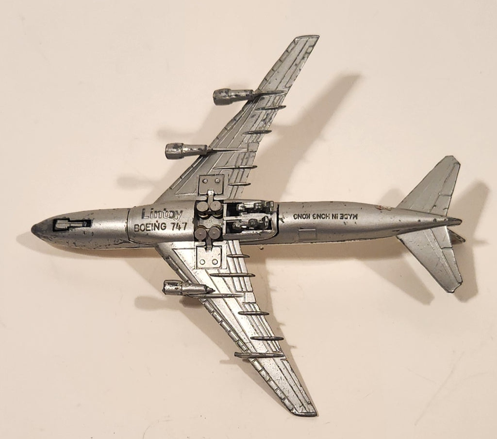 Vintage Lintoy Boeing 747 NASA 905 White Die Cast Toy Aircraft ...