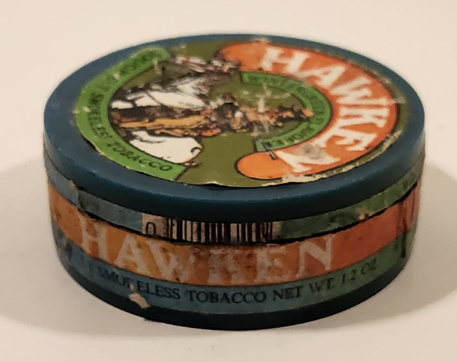 RARE Vintage Hawken Wintergreen Flavored Rough Cut Smokeless Tobacco P ...
