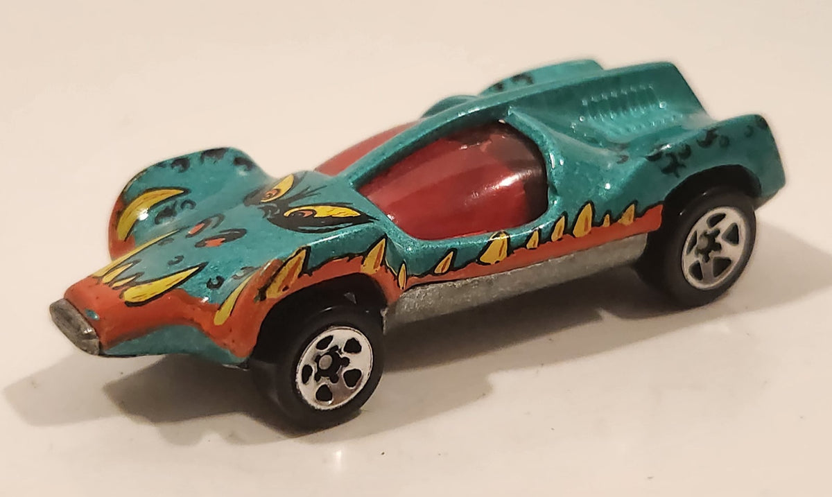 1996 Hot Wheels Street Eaters Speed Machine Metallic Green Die Cast To ...