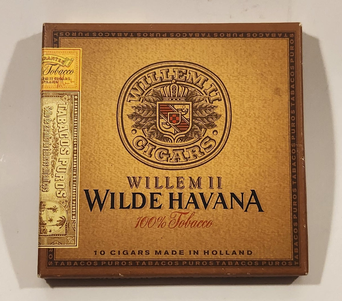 Vintage Willem II Wilde Havana Cardboard Cigar Box – Treasure Valley ...