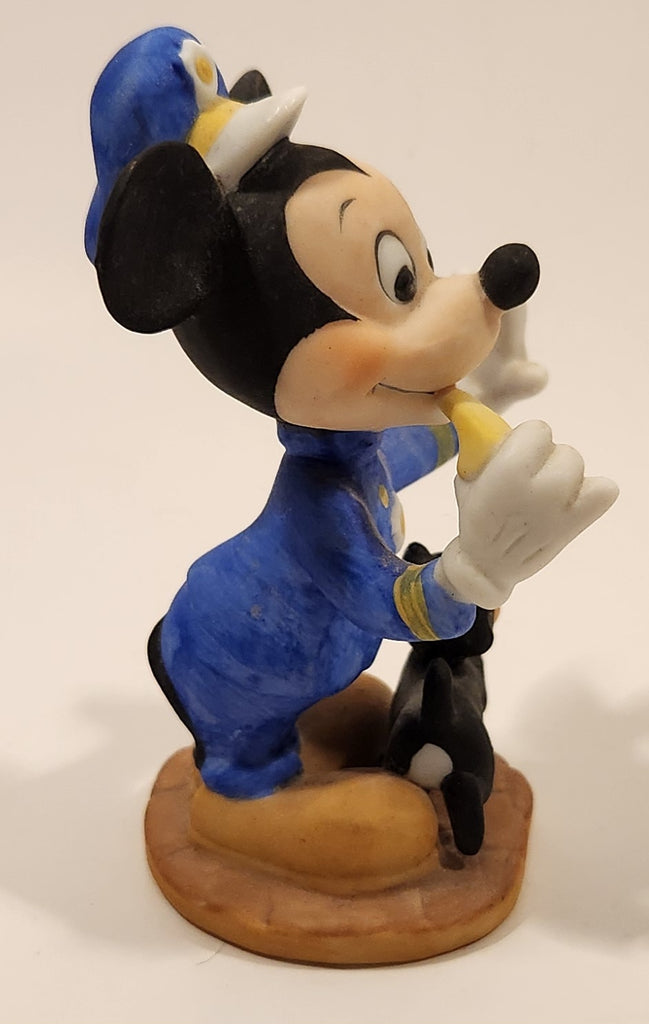 Vintage Walt Disney Productions Mickey Mouse Police Officer Blowing Wh ...