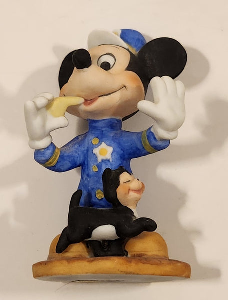 Vintage Walt Disney Productions Mickey Mouse Police Officer Blowing Wh ...