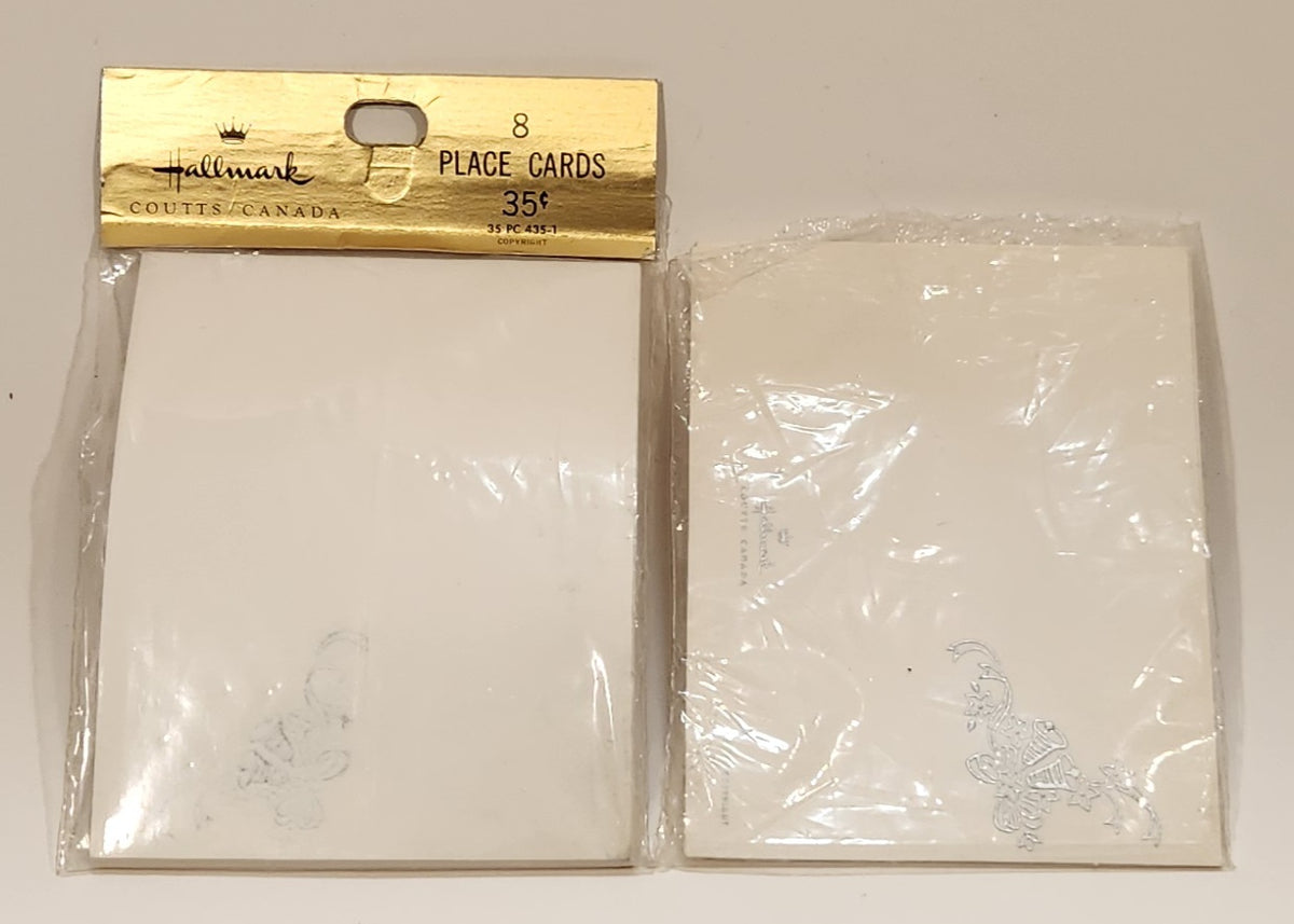 Vintage Hallmark Coutts Canada 8 Place Cards New in Package Plus 4 in ...