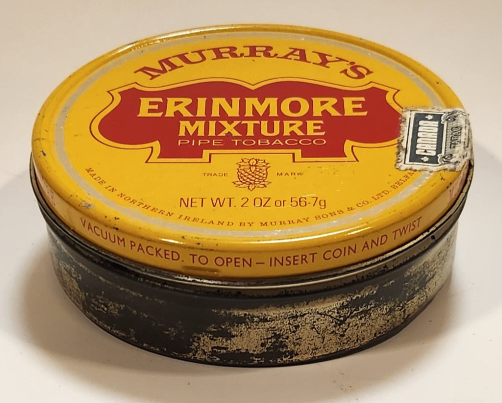 Vintage Murray's Erinmore Mixture Pipe Tobacco Yellow 2oz or 56-57g Ti ...