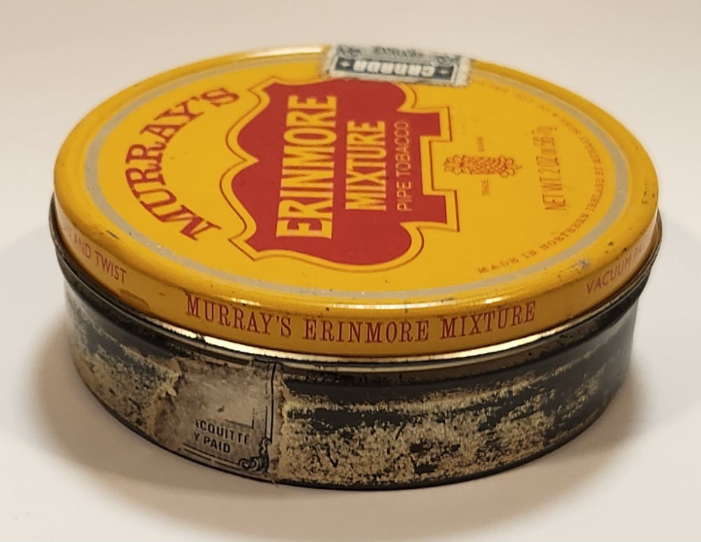 Vintage Murray's Erinmore Mixture Pipe Tobacco Yellow 2oz or 56-57g Ti ...