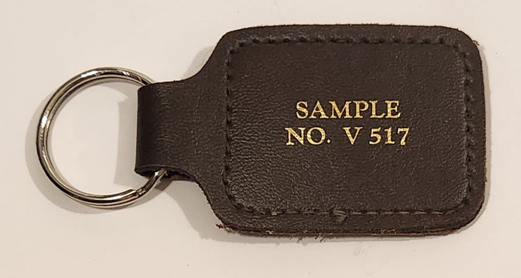 Vintage Salesman Sample No. V 517 Leather Fob Keychain Ring – Treasure ...