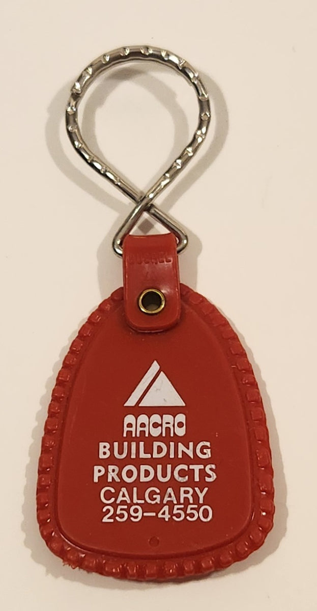 Aacro Building Products Calgary Red Plastic Fob Keychain Ring ...