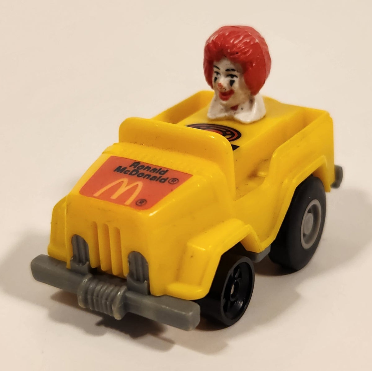 1985 McDonald's Happy Meal Fast Macs Ronald McDonald Yellow Pull Back ...