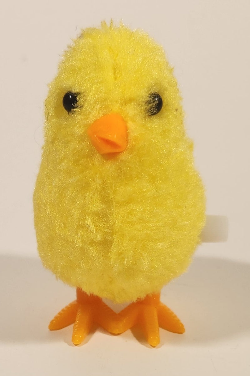 Fuzzy Yellow Wind Up Chick Chicken Toy Figure – Treasure Valley ...