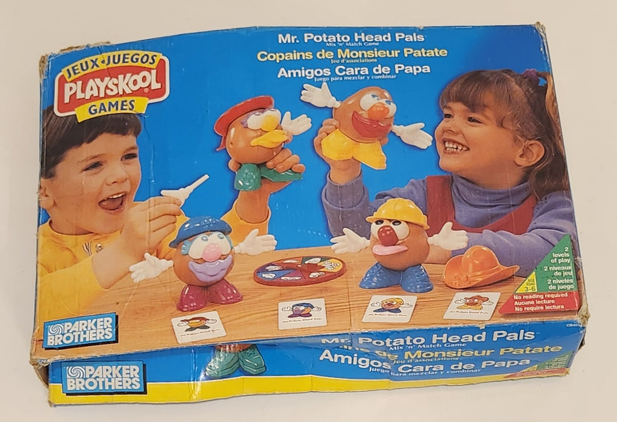 1995 Hasbro Playskool Games Parker Brothers Mr. Potato Head Pals Mix ...