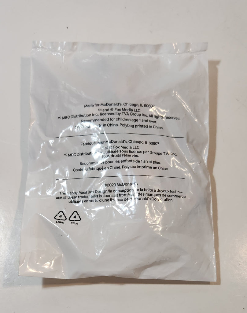 2023 McDonald's Fox The Masked Singer 4" Tall Stuffed Plush Toy #9 New ...