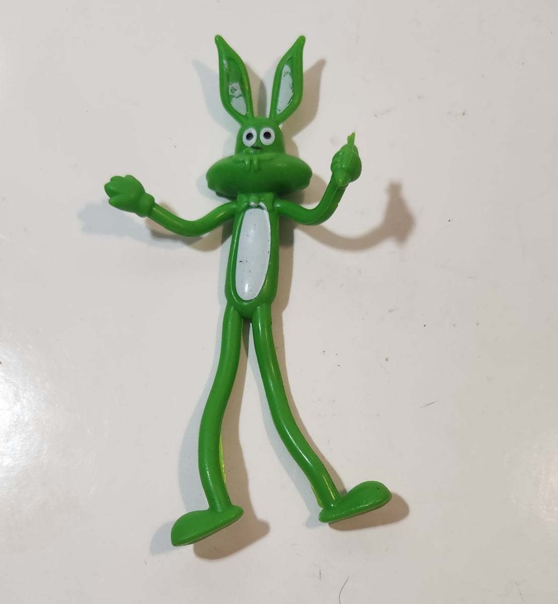 Bendable Green 5 1/2" Tall Rubber Bunny Rabbit Toy Figure – Treasure ...