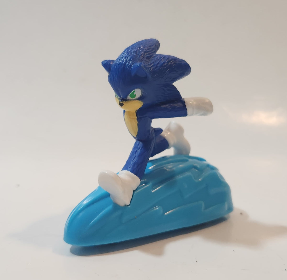 2022 McDonald's Sonic The Hedgehog 2 Movie Sonic 3" Tall Plastic Toy F ...