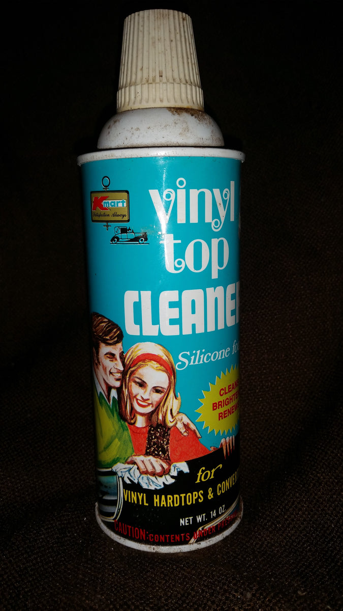 Vintage 1970s KMart Vinyl Top Cleaner Full Spray Can S.S. Kresge Compa ...