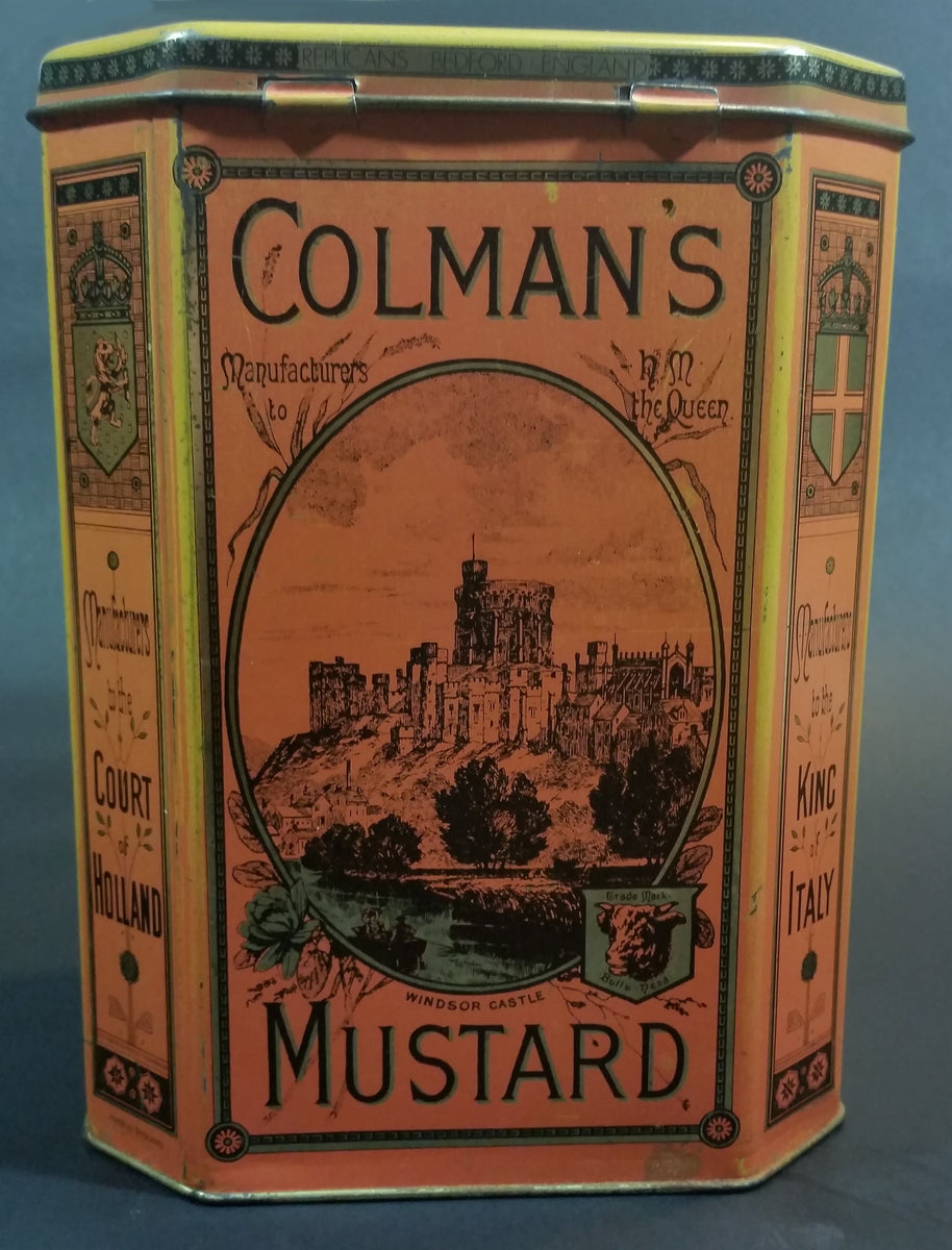 Vintage 1980s Reproduction Replicans Bedford, England Colman's Mustard ...