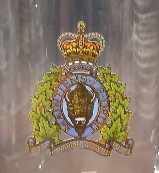Vintage 1960s or 1970s RCMP Crest Clear Glass Mug Cup – Treasure Valley ...