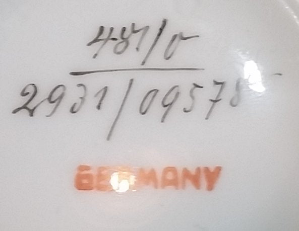 Vintage 1940s PK Unity Germany Birds of Paradise Creamer and Sugar Bow ...