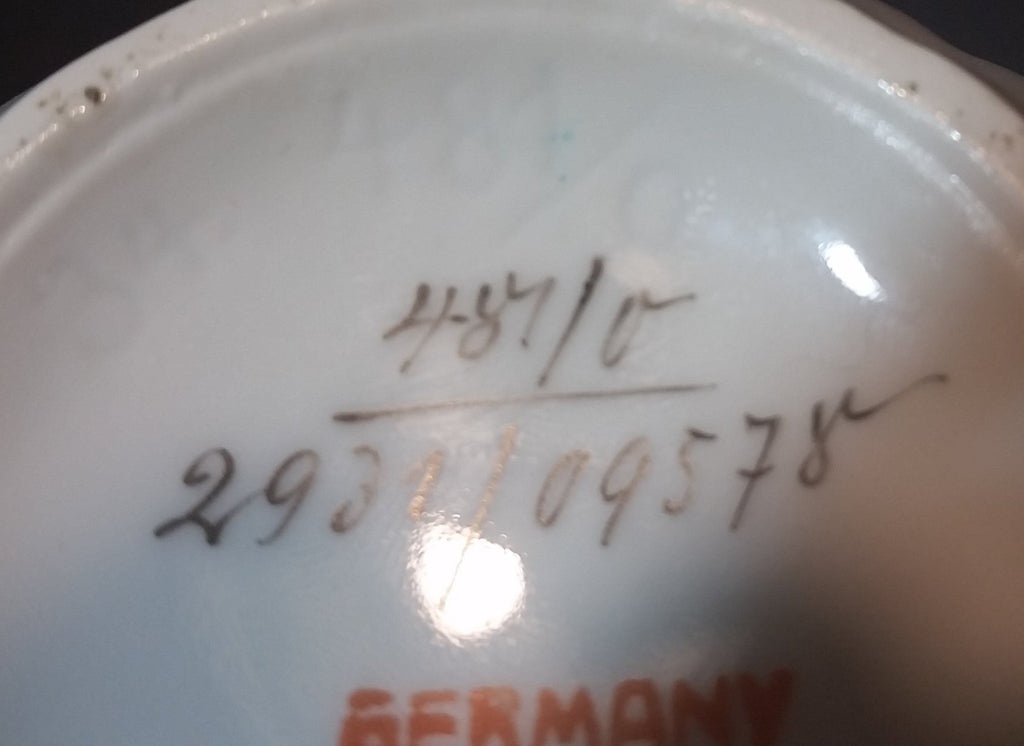 Vintage 1940s PK Unity Germany Birds of Paradise Creamer and Sugar Bow ...