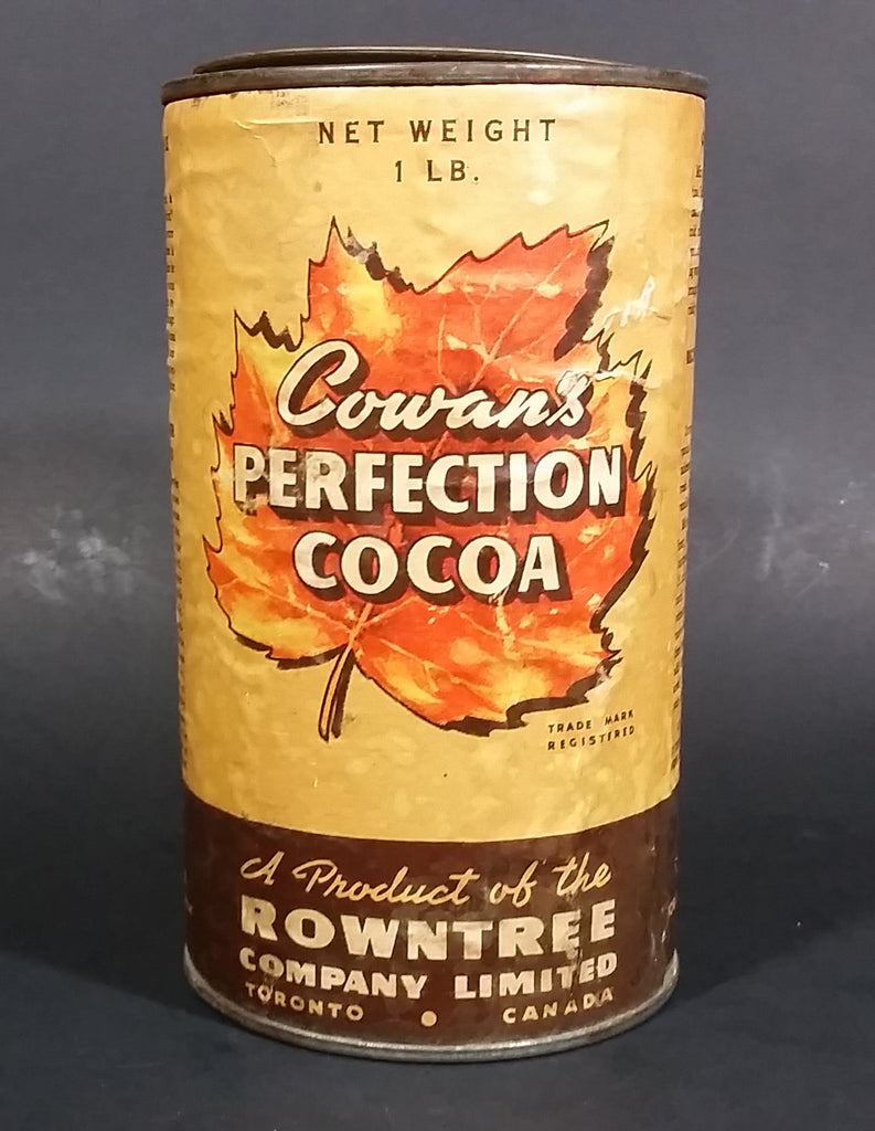 Antique 1920s Rowntree Cowan's Perfection Cocoa Tin – Treasure Valley ...